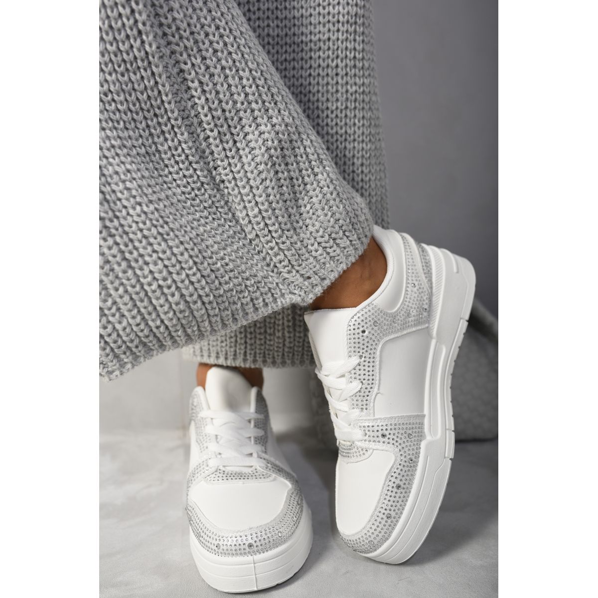 Crystal Embellished Trainers | Go Wholesale