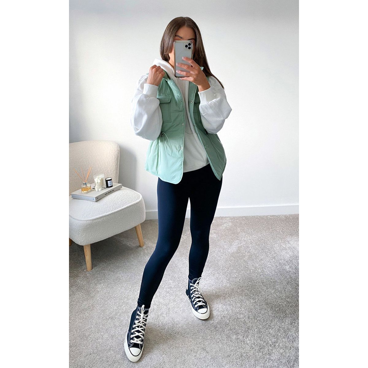 Gilet with Drawstring Waist Detail | Go Wholesale