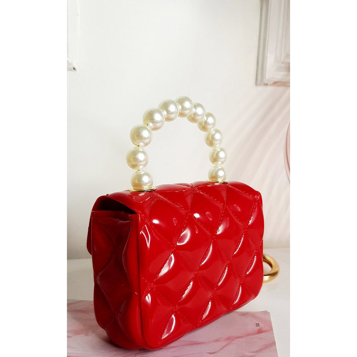 Over bag with Pearl Handle | Go Wholesale
