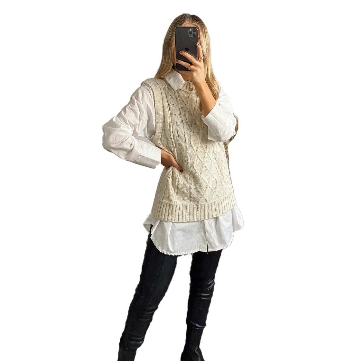 Knit Sleeveless Vest | Go Wholesale