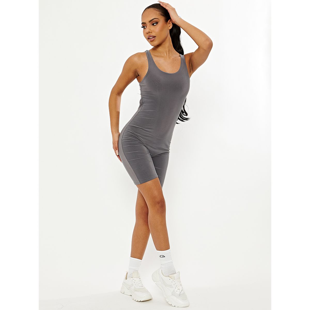 Cut Out Back Slinky Unitard | Go Wholesale