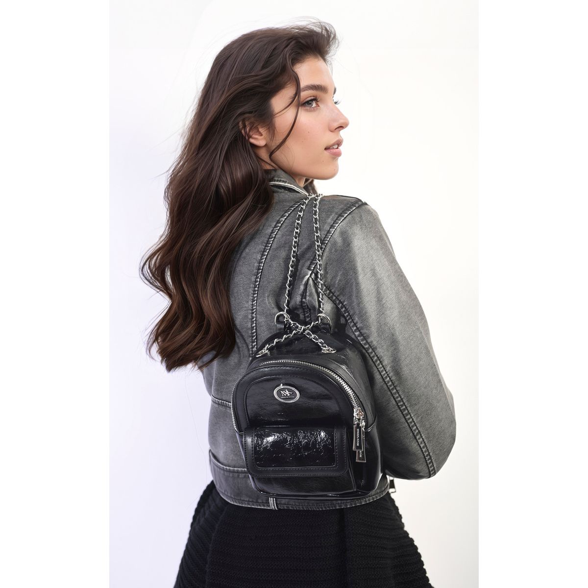 Mini Backpack with Chain Strap | Go Wholesale