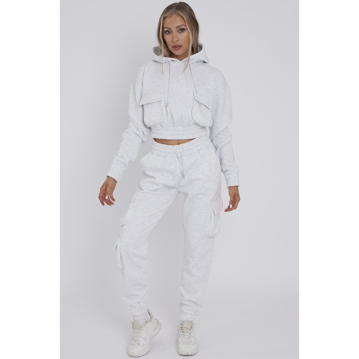 Cargo Pockets Fleece Tracksuit | Go Wholesale